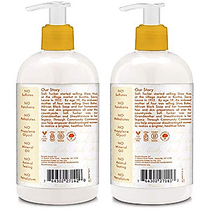 Shea Moisture Shampoo and Conditioner Set, Coconut Custard Make It Last Wash N’ Go Shampoo 13 Ounce, Coconut Custard Make It Last Wash N’ Go Conditioner 13 Ounce