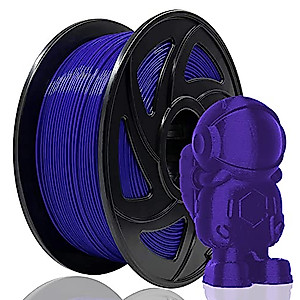 UNIDO PETG Filament for 3D Printer Blue, 1.75mm 1kg Spool (2.2lbs), Dimensional Accuracy +/- 0.02 mm, Clog-Free/Bubble-Free/Tangle-Free 3D Printing Filament for for Models, Toys, Gifts