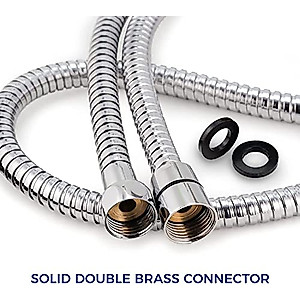 9 Functions Handheld Shower Head Set, High Pressure Shower Head High Flow Handheld Showerhead Set with 59 Inch Hose, Bracket, Tape, Rubber Washers