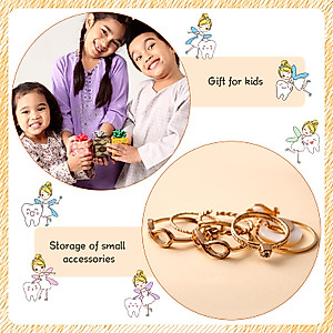 Tooth Fairy Box for Boys and Girls Wooden Baby Teeth Fairy Holder for Kids Tooth Storage and Saver Box Toothfairy Keepsake Organizer with Bottle and Tweezers for Lost Teeth Baby Shower Birthday Gift