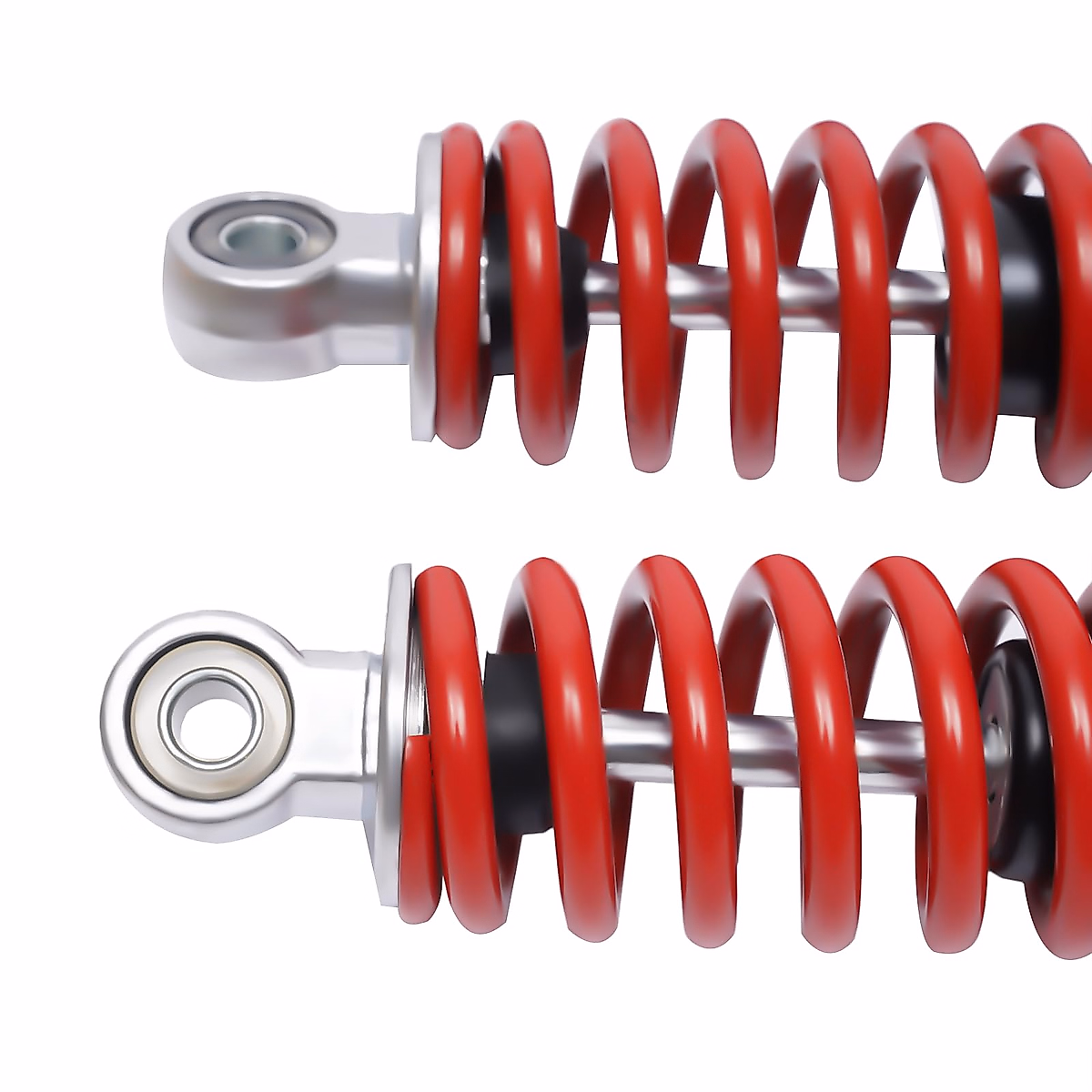 PIAOCAIYIN Front Suspension Arm Assembly Kit, Upper/Lower Swingarm Go Kart Front Suspension Kit, Go Kart Steering Kit, Suspension Shock Kit for Quad Bike Atv/Go Kart, 3 Holes Flange