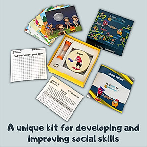 Social Emotional Learning Activity for Kids 8-12 Games for Relationship Suitable For Behavior Autism Learning Materials Card Games for Occupational Therapy ADHD Tools Social & Communication Skills