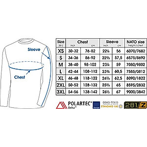 281Z Mens Military Moisture Wicking Base Layer Shirt - Tactical Training Army Professional - Polartec Delta - Odor Resist - Cool Touch (Coyote Brown, Large)