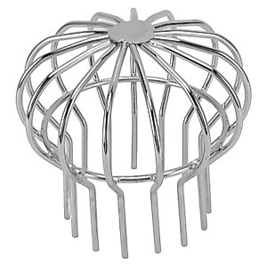 Garosa Roof Floor Drain Stainless Steel Outdoor Anti Blocking Line Cap Round Floor Net Cover Mushroom Type Drainage Gutter Guard Filte Drainage Leak Gutter Cleaning Tool Gutter Guard (50)