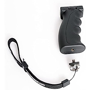 Universal Ergonomic DSLR Mirrorless Camera Camcorder Monocular Hand Grip Stabilizer, Portable Handheld Selfie Stick, Long Focus Lens Video Light Holder Mount for YouTube Tiktok Vlogging Starter Kit