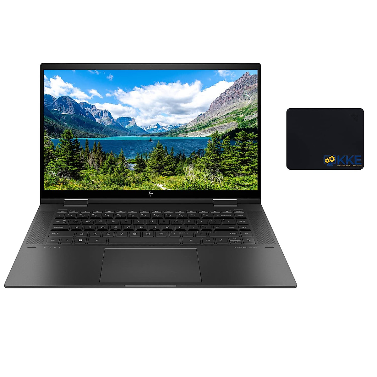 HP Envy x360 2-in-1 Laptop, 15.6" FHD Touchscreen, AMD Ryzen 5 5625U Processor, 16GB RAM, 1TB SSD, Webcam, Backlit Keyboard, HDMI, Wi-Fi 6, Windows 11 Home, Stylus Pen Included