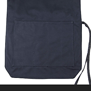 Chef's Knife Roll Up Bag Travel Chef Knife Case Carrier Storage Bag (Black, 5 Slots)