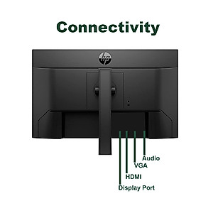 HP 24mh IPS Full HD LED 24 Inch Anti-Glare Computer Monitor, HDMI, VGA, Display Port, Edge to Edge Screen, Upto 16.7 Million Colors, 178 Degree Viewing Angle, 75 Hz Refresh Rate (Renewed)