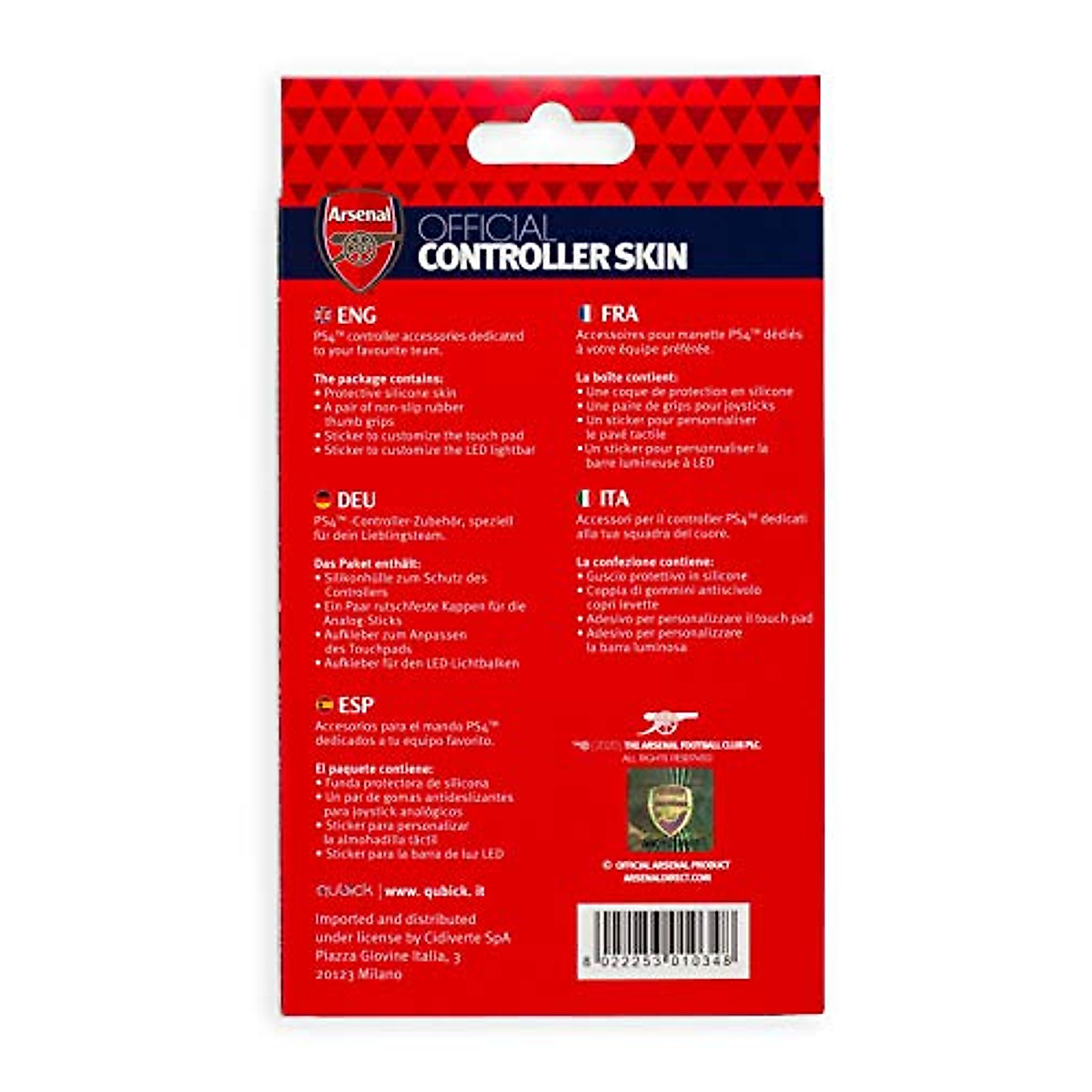 Arsenal Controller Kit - Playstation 4 (Controller) Skin /PS4 (PS4)