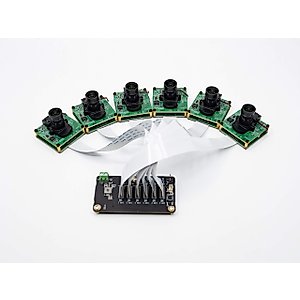 CS-TX2-XAVIER-nCAM-IMX462 for Jetson TX2 Devkit and Xavier, IMX462 MIPI CSI-2 2MP Star Light ISP Camera Module (1 cam YT1.0-4I)