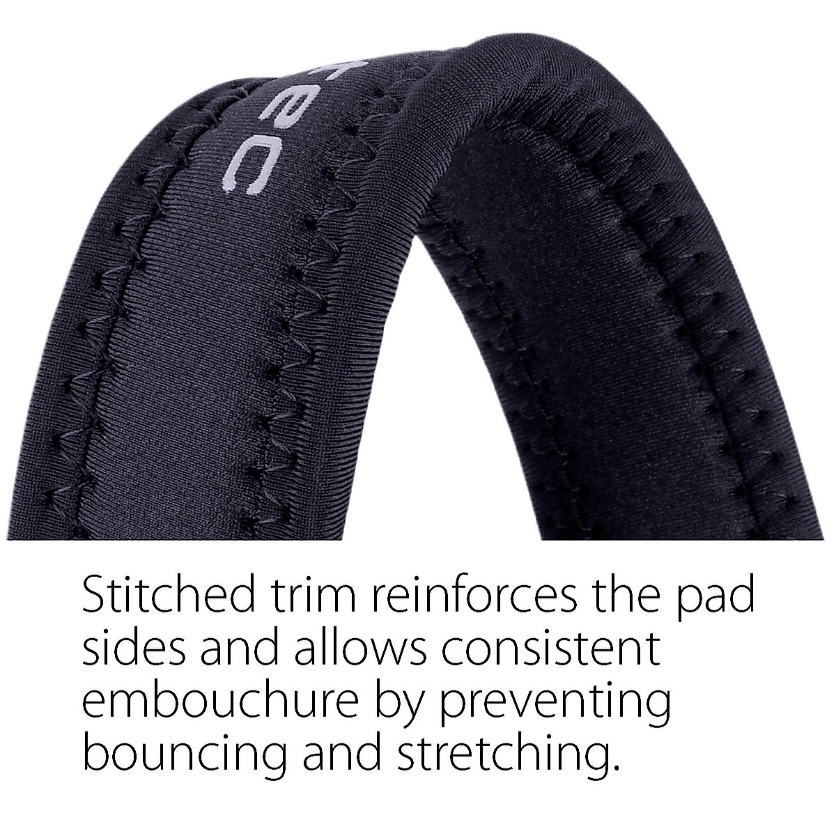 Protec Pro Tec N310M 22-Inch Padded Neoprene Saxophone Neck Strap with Metal Snap Abdominal Support, Black