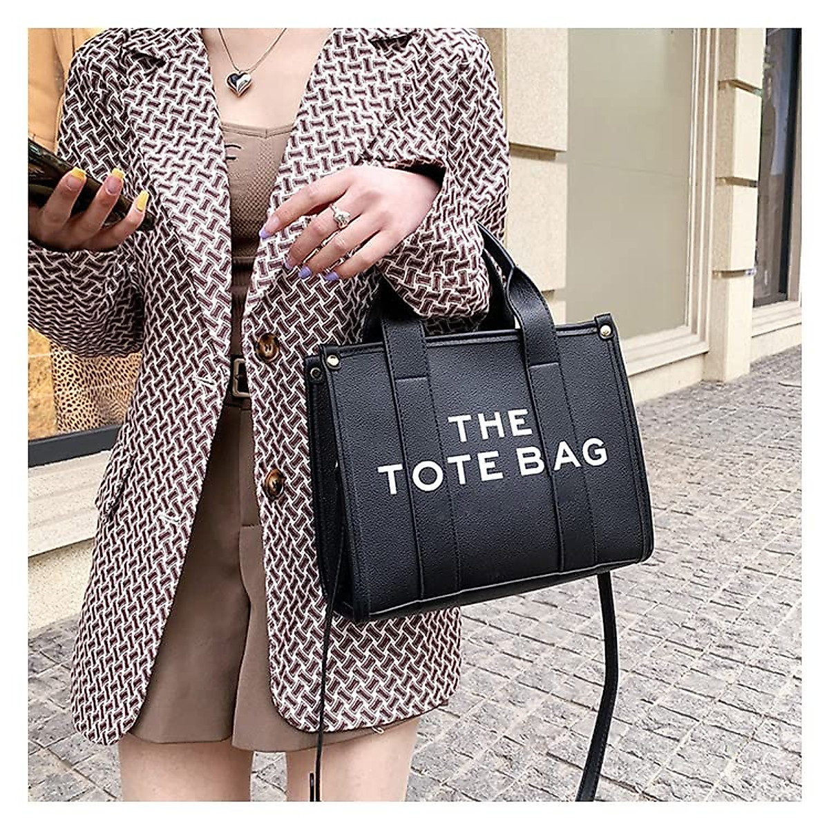 Tote Handbag for Women Bags Large Capacity Crossbody/Shoulder/Satchel/Top Handle Bag Fashion Travel Tote Bags Brown