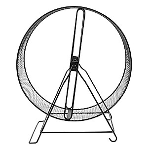 Balacoo Chinchilla Wheel Silent Hamster Exercise Wheels- Hamster Running Exercise Wheel- Hamster Running Wheels with Adjustable Stand for Hamsters Small Animals 10 Inch