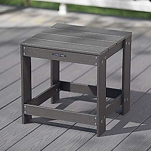 Lifetime 60292 Adirondack Table, Shale Stone