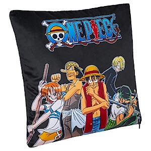 One Piece Cushion Covers - Set of 2 Home Decor 50 x 30cm and 35 x 35cm Teenagers Kids Cushions - Anime Gifts for Kids