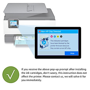 HaloFox Remanufactured Ink Cartridge Replacement for HP 962XL 962 HP962 XL for HP OfficeJet Pro 9010 9015 9025 9018 9020 9012 9019 9016 9014 9027 9029 9026 9022 9028 Ink (High Yield, 4 Combo Pack)