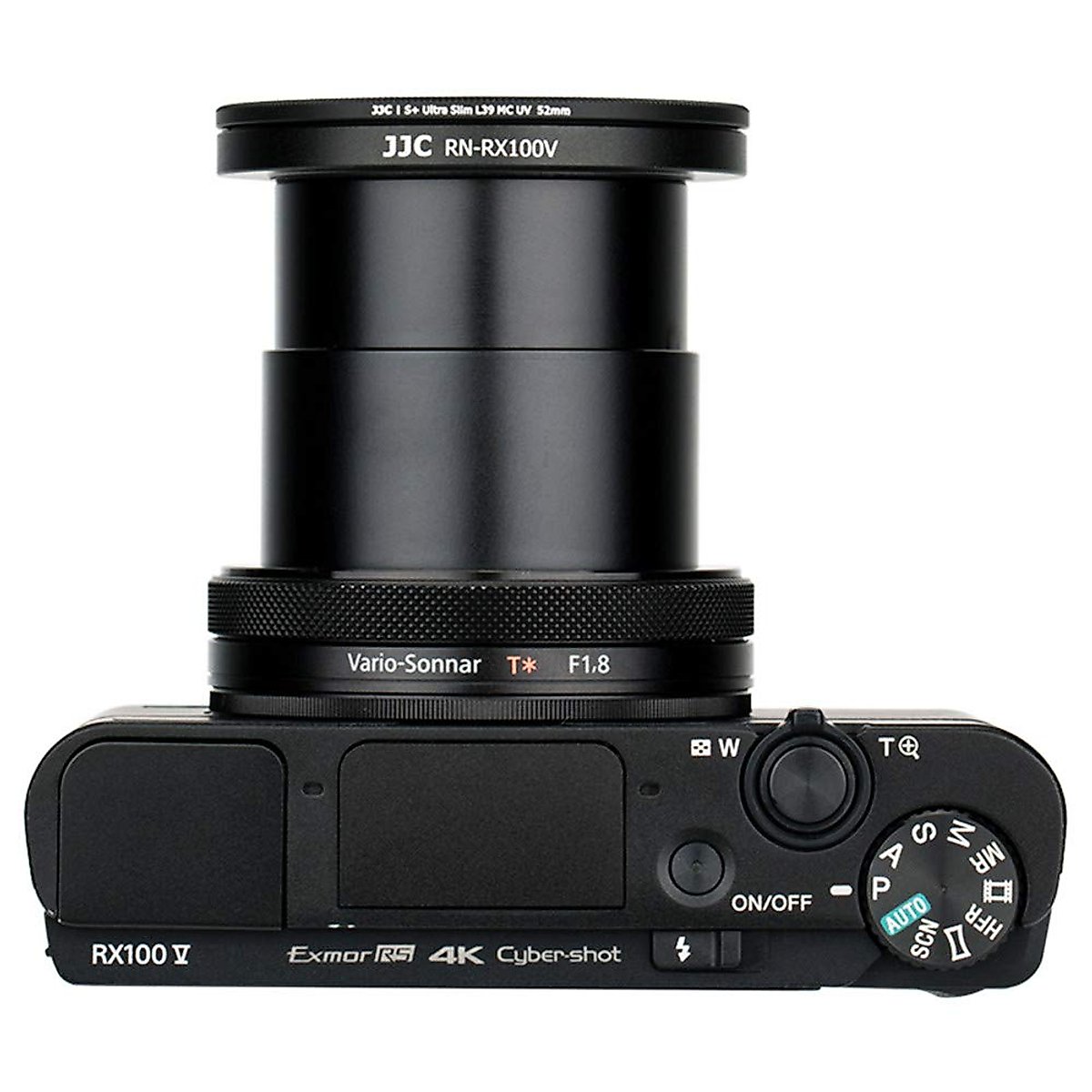 Dedicated Metal 52mm Thread Filter Adapter Lens Adapter for Sony RX100M5A RX100M5 RX100M4 RX100M3 RX100M2 RX100 Installing UV CPL ND Filter, Includes 52mm Snap-On Lens Cap & Cap Keeper String