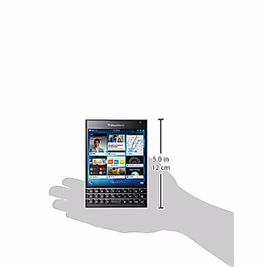 BlackBerry Passport Factory Unlocked Cellphone, International Version, 32GB, Black