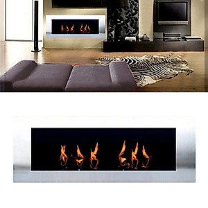 Bio- Ethanol and Fire Gel Fireplace Model Celin - Choose from 6 colors (Stainless Steel)
