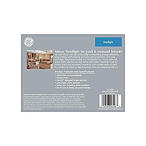 GE Classic 3-Pack 45 W Equivalent Dimmable Daylight R20 LED Light Fixture Light Bulbs