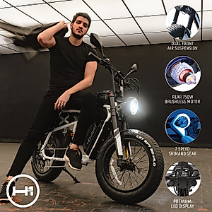 Hover-1 Altai Pro R750 Electric Bicycle with 28 mph Max Speed, 750W Motor, Average Range of 55 Miles, and Accessories Electric Bike for Adults & Teens