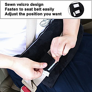 Mastectomy Seatbelt Chest Pillow, Lumpectomy Chemo Port Pillow Comfortable Hysterectomy Car Post with IceHot Pocket for Surgery C Section Recovery Products for Women Gifts Pillows