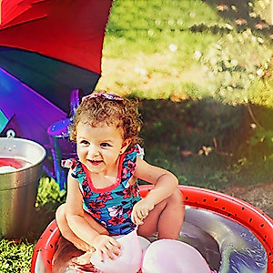 Happyyami Childrens Toys 1 Pc Inflatable Swimming Pool Outdoor Watermelon Paddling Pool for Family Kiddie Adult Children Outdoor Backyard Garden Infant Toy