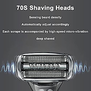 Aijen 70s Shaver Replacement Heads - Compatible with braun Series 7 Replacement Heads - Compatible with 720, 750CC, 760CC, 765C etc.