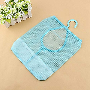 TOPINCN Bathroom Hanging Storage Clothespin Mesh Bag,Drying Rack Folding Fish Mesh, Non Toxic Nylon Netting, Hanging Drying Fish Net, for Shrimp Fish Fruit Vegetables Herb