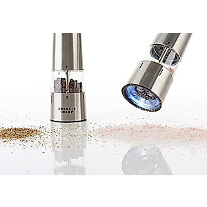 Sharper Image Illuminating Electric Salt and Pepper Mill Set