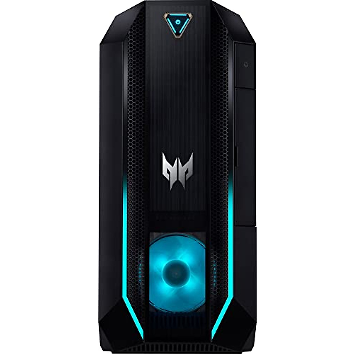 Acer Predator PO3-630 Gaming Desktop PC (Intel i7-11700 8-Core, 16GB RAM, 256GB PCIe SSD + 2TB HDD (3.5), GeForce RTX 3070, WiFi, Bluetooth, Win 11 Home) with MS 365 Personal, Dockztorm Hub