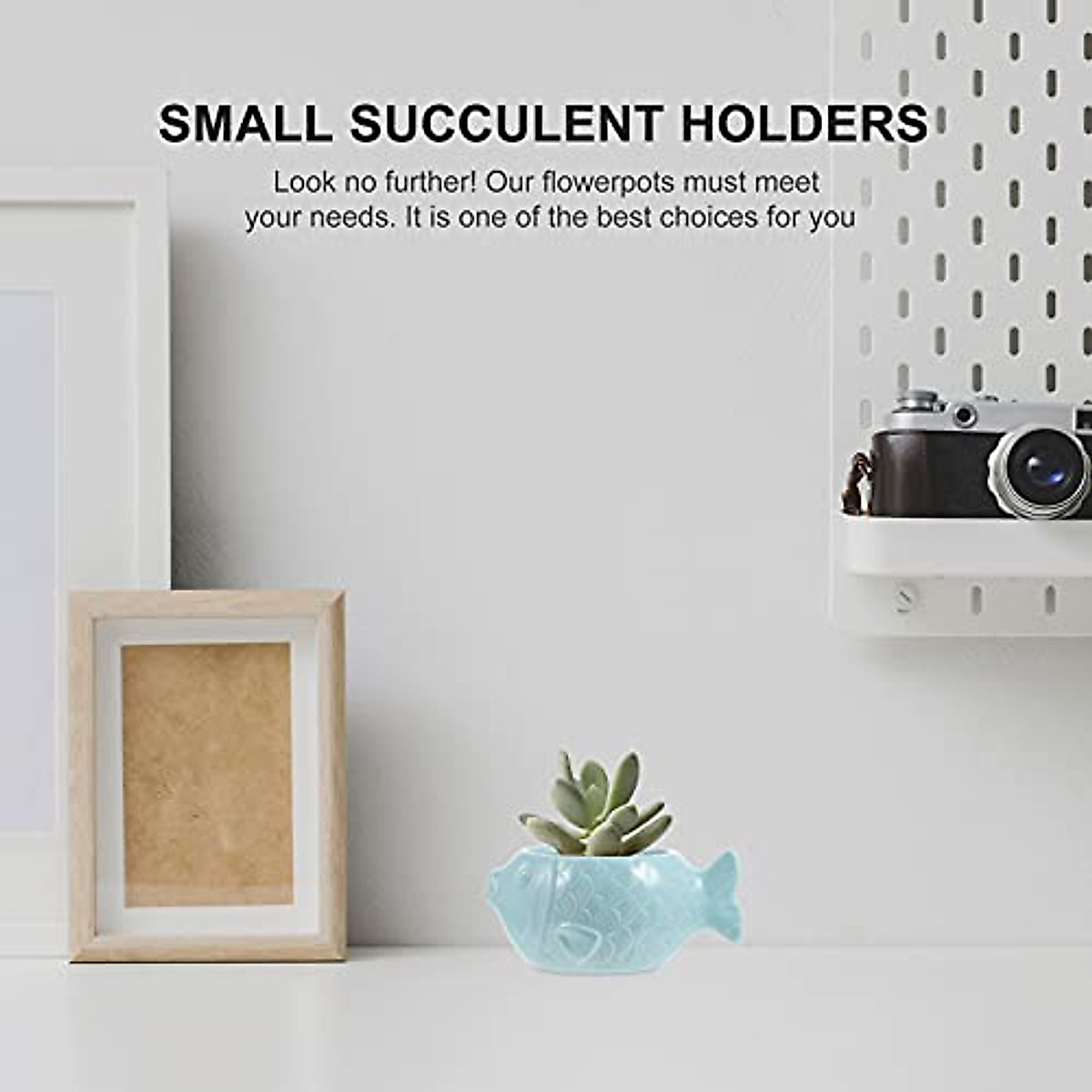 Happyyami 2pcs Stoneware Breathable Flowerpot Ceramic Plant Pots Animal Planter Cactus Succulent Planter Garden pots Small Plant pots Animal Plant vase Ceramic pots Flowers Bonsai Ceramics