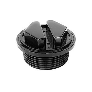 POOLOOP 86202000 1-1/2'' Pool Filter Drain Plug with O-Ring Replacement for Pentair EasyClean, FNS Plus, Warrior Pool & Spa D.E. Filters (1 Pack), Black