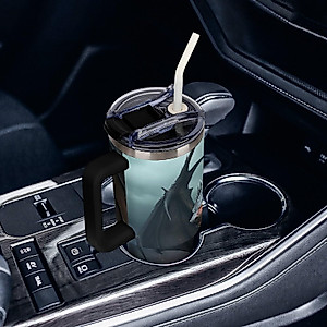 QWJKM Cool Dragon Tumbler with Handle Large Insulated Car Cup 40 OZ Stainless Steel Travel Mug Leak Proof Water Bottle with Lid And Straw for Car Home Office Gifts