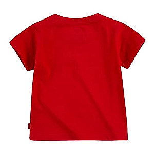 Levi's Baby Batwing T-Shirt, Super Red, 18M