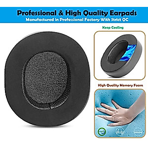 DowiTech Cooling Gel Headphone Replacement Ear Pads Cushions Headset Earpads Compatible with SteelSeries Arctis 9/Arctis 7/Arctis 5/Arctis 3/Arctis 1 RGB Illuminated Gaming Headset