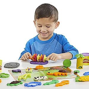 Play-Doh Animal Adventure Set, Arts and Crafts Toys for 3 Year Old Girls & Boys, 45 Tools, 10 Cans (Amazon Exclusive)