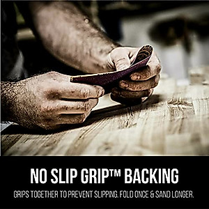 3M Pro Grade No-Slip Grip Advanced Sandpaper, 9 X 11-in, 150 Grit, 3/Pack, 25150P-G