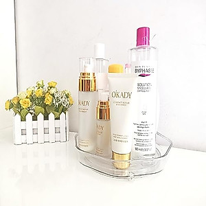 Ewixni 2PCS Spinning Spice Rack Kitchen Organizers and Storage Lazy Susan Organizer for Refrigerator Cabinet, Table, Pantry, Kitchen, Countertop