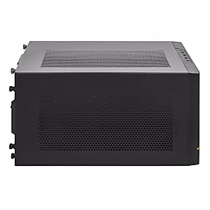 SilverStone Technology SUGO 14, SG14, Black, Mini-ITX Cube Chassis, Supports 3 Slot Full Length GPUs/ATX PSU / 240mm AIO, 4 Removable Panels, SST-SG14B