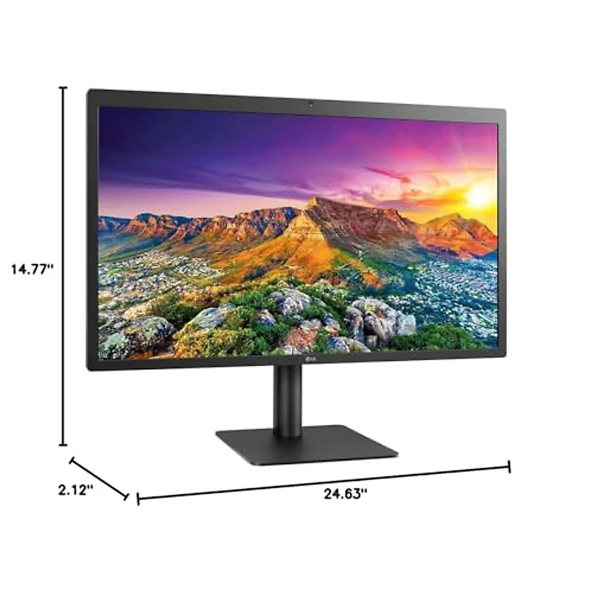 LG 27” 27MD5KB-BUltraFine™ 5K IPS Monitor with Thunderbolt 3 & Type C Ports & macOS Compatibility, Black