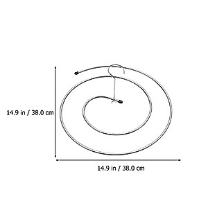 VOSAREA 2Pcs Spiral Shaped Drying Rack Stainless Steel Laundry Stand Hanger Rotatable Space Saving Quilt Blanket Hanger for Bed Sheet Coverlet Scarf Bath Towel Silver