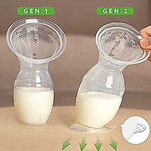 haakaa Manual Breast Pump with Suction Base Breastfeeding Essential, BPA Free, 5oz/150ml