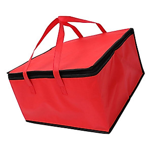 ifundom 4pcs Seafood Storage Bag Insulated Pizza Bag Cooler Bags Insulated Hot Bag Shopping Cart Bags for Groceries Insulated Lunch Bag Non-woven Fabric Insulation Warm Rice