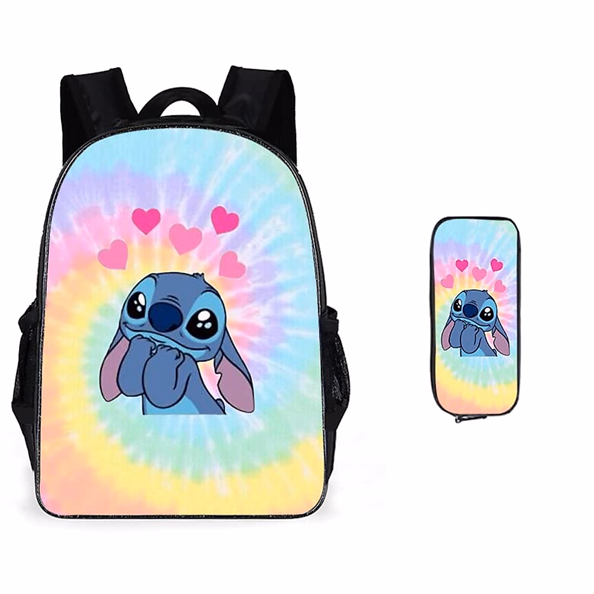 Backpack for Casual Backpack for Women Men Water Resistant Laptop Backpack with Side Pockets Bookbag 16in Bag with Pen Pocket for Boys Girls