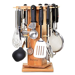 Rotensil Rotating Kitchen Utensil Organizer. Rotating Utensil Holder