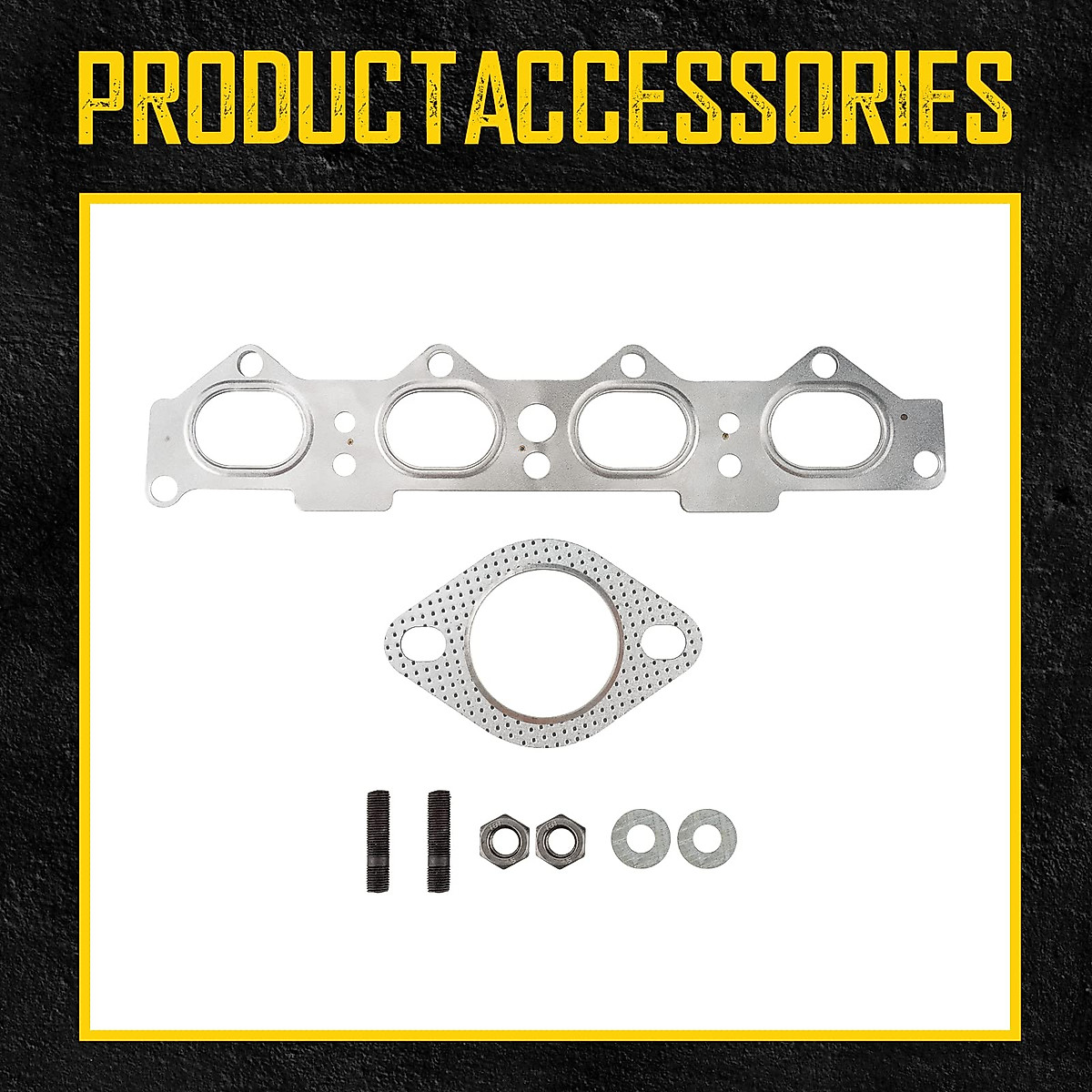 Prolenz Straight Outlet Catalytic Converters Replacement for E-lantra 2004, 2006, 2009-2012, Soul 2010, Spectra 2005-2008, Tiburon 2007-2008,Catalytic Convert with Protective Cover only 1 oxygen hole