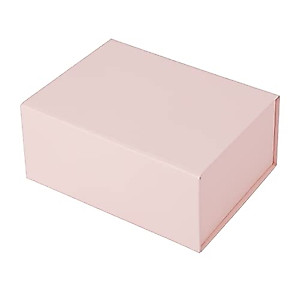 BETTPACK Gift Boxes Magnetic Closure 8.2 x6.4 x3.3In,Pink Boxes with Lids Collapsible Sturdy Gift Box Packaging for Mother Day, Birthday, Festivals, Anniversaries, Weddings
