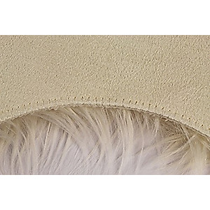Nouvelle Legende® Faux Fur Sheepskin Premium Rug Quattro (43 in. X 73 in.) White