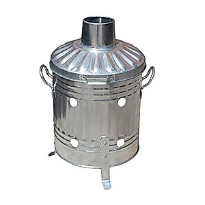 Ambassador Galvanized Mini Garden Incinerator (11.4 x 10.4 x 9.3in) (Silver)